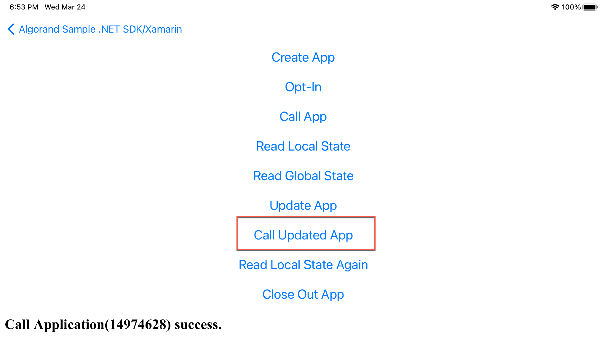 Build Algorand Ios Android And Uwp Apps Using C Net Sdk And Xamarin Algorand Developer Portal 